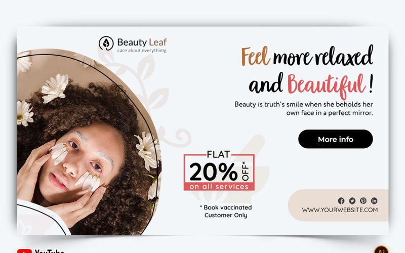 Spa and Salon YouTube Thumbnail Design -24 - TemplateMonster