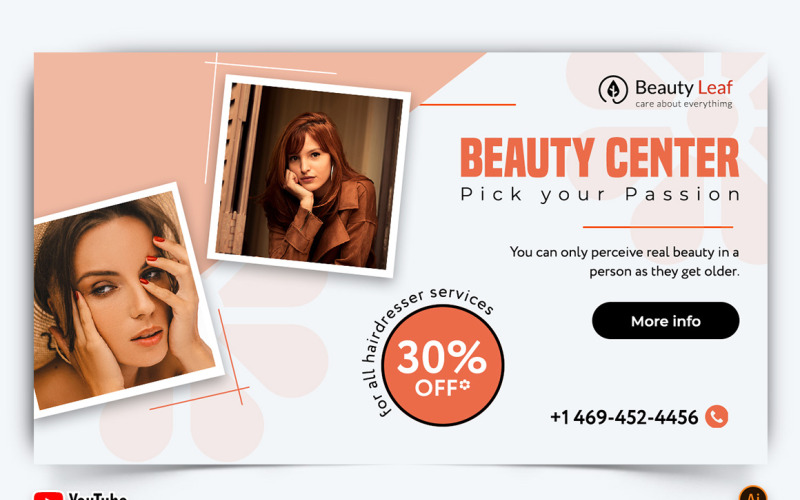 Spa and Salon YouTube Thumbnail Design -25 - TemplateMonster