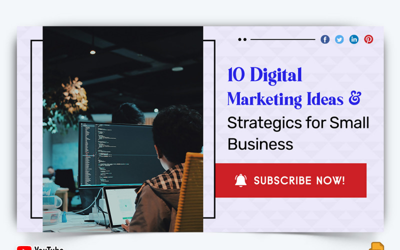 Digital Marketing YouTube Thumbnail Design -001