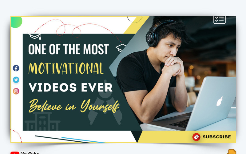 Education YouTube Thumbnail Design -005 - TemplateMonster