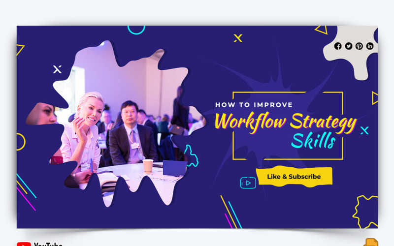 Education YouTube Thumbnail Design -008 - TemplateMonster
