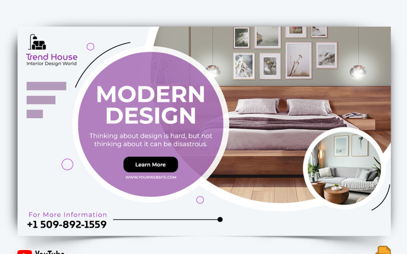 Interior Minimal YouTube Thumbnail Design -012