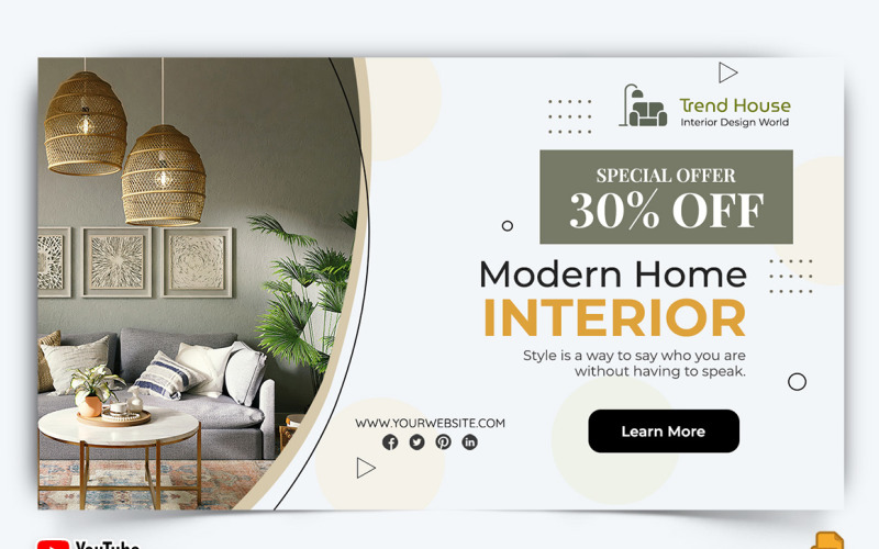 Interior Minimal YouTube Thumbnail Design -016