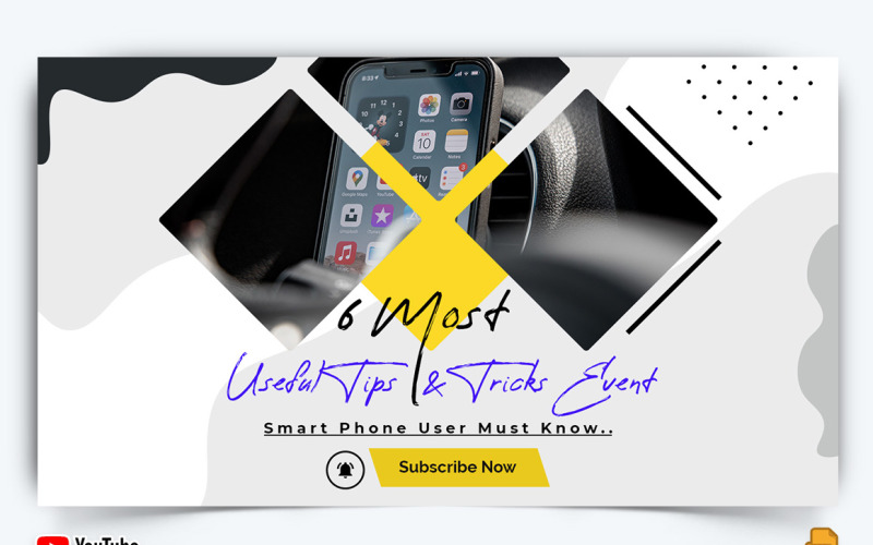 Mobile Tips Tricks YouTube Thumbnail Design -002