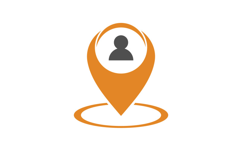 Icône de point de localisation Illustration vectorielle V12