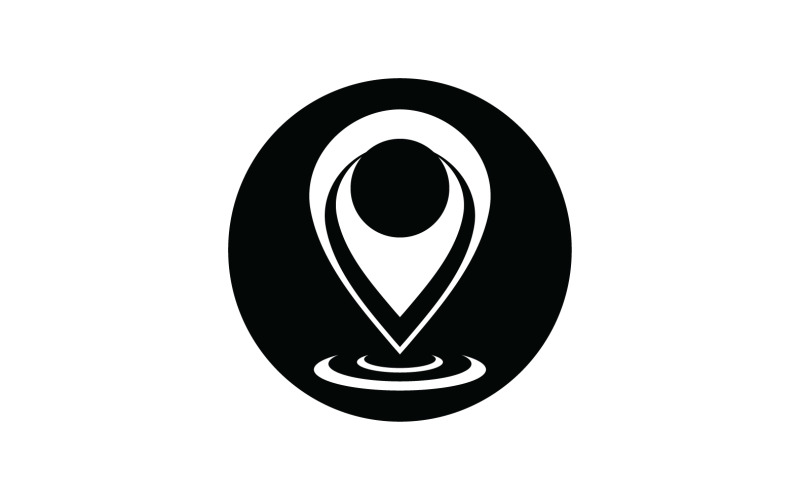 Icône de point de localisation Illustration vectorielle V15