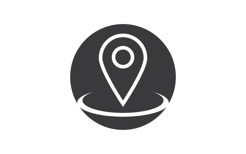 Location Point Icon Vector Illustration V14 - TemplateMonster