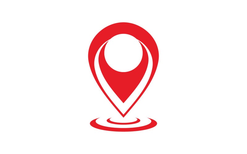 Location Point Icon Vector Illustration V17 - TemplateMonster