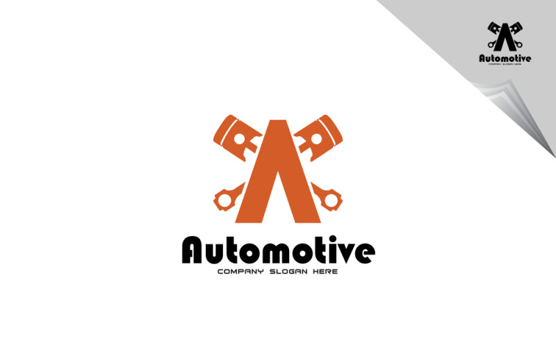 Modèle de logo de motif automatique minimal - TemplateMonster