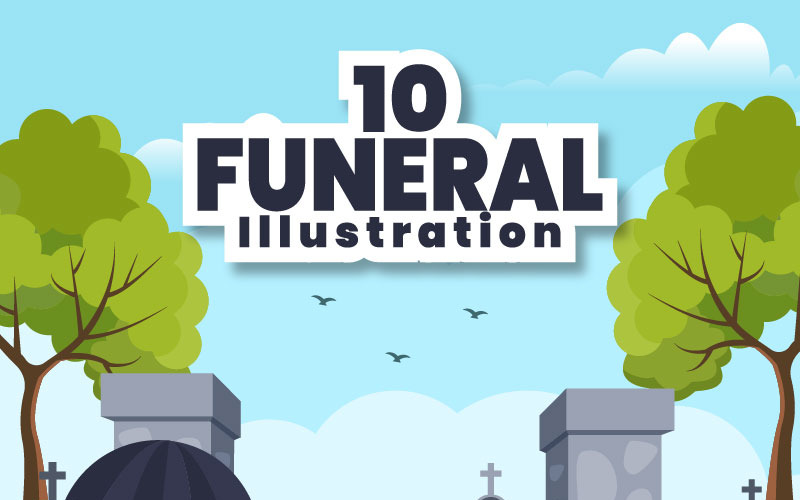 10 Funeral Ceremony Illustration #285313 - TemplateMonster