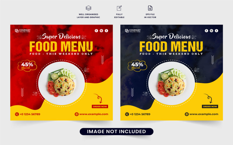Restaurant business promotion template - TemplateMonster