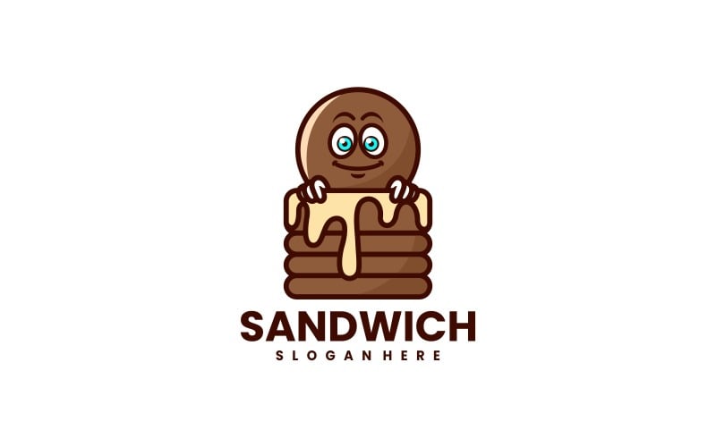Sandwich Cartoon Logo Style #285319 - TemplateMonster