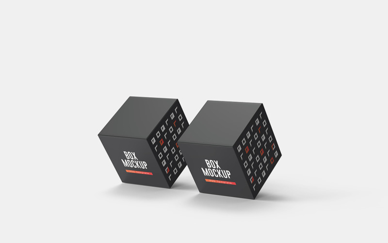 Cube Box Mockup Template Vol 10 #285649 - TemplateMonster