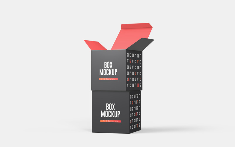 Cube Box Mockup Template Vol 11 #285644 - TemplateMonster