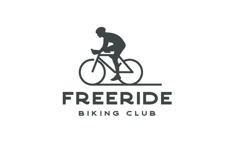 Fahrrad-Logo, Fahrrad-Logo, Fahrrad-Logo, Renn-Logo, Sport-Radsport ...