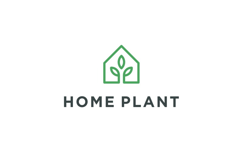 Nature Home Gradient Logo Style #276453 - TemplateMonster