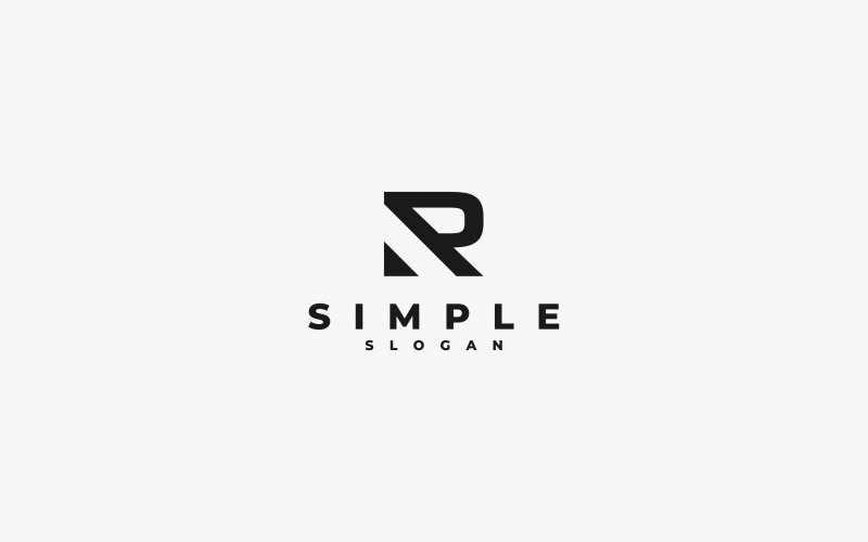 Letter R Simple Monogram Logo #286490 - TemplateMonster