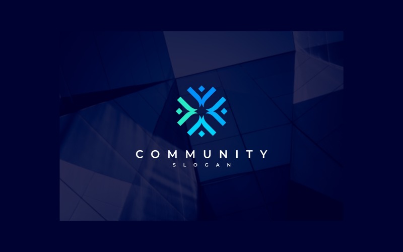 People Community Group Happy Logo #286473 - TemplateMonster