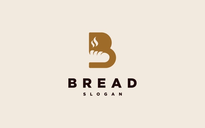 Buchstabe B Brot Bäckerei Food Logo #287398 - TemplateMonster