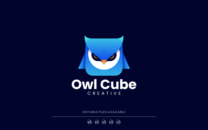 Hibou Gradient Logo Style 1 #287326 - TemplateMonster