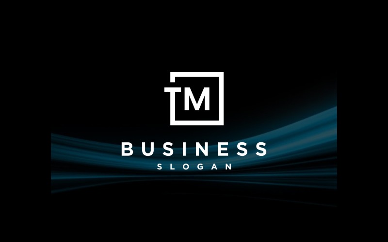 Letter TM Square Frame Logo #287363 - TemplateMonster