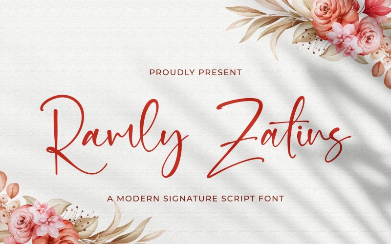 Ramly Zatins - Signature Script Font - TemplateMonster