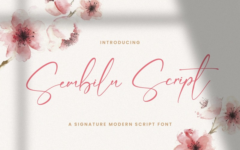 Script Sembilu - Police manuscrite #287820 - TemplateMonster