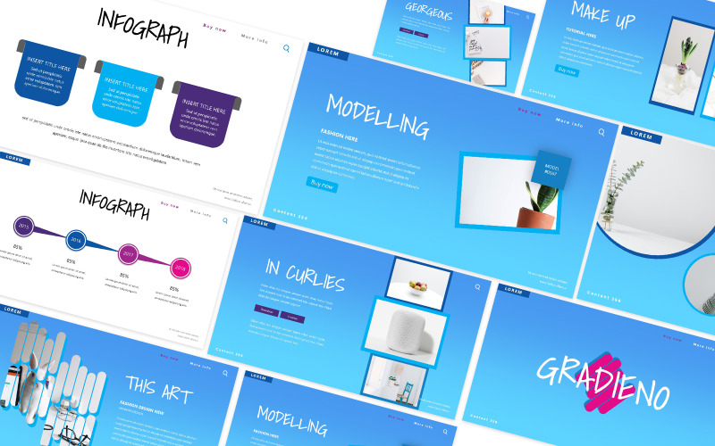 Gradieno Powerpoint Template #287998 - TemplateMonster