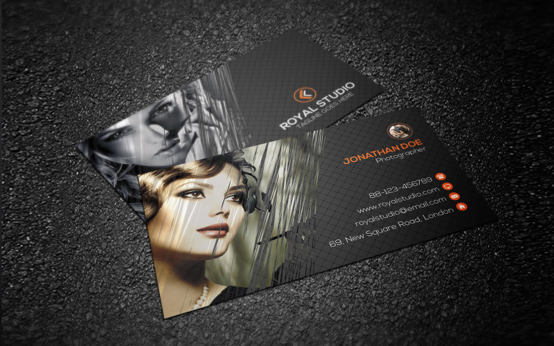 Photography Business Card Template #288077 - TemplateMonster