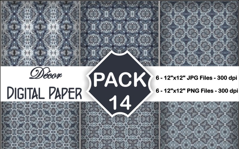 Decor Digital Papers Pack 14 #288395 - TemplateMonster