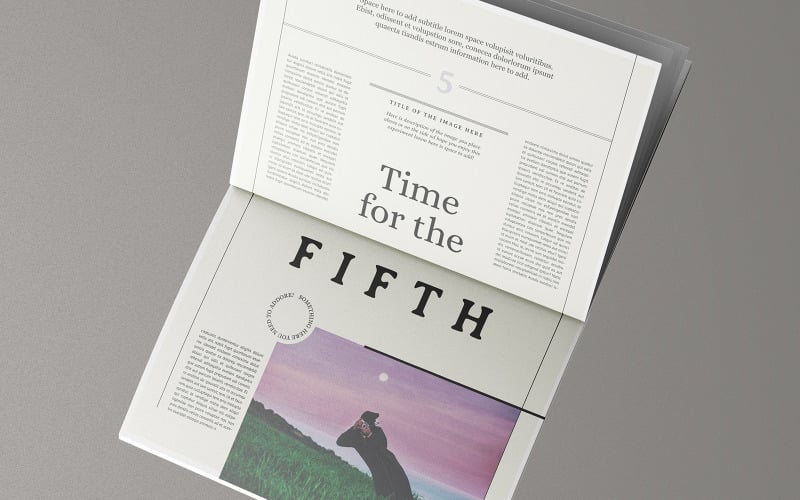 Le modèle Indesign du grand journal #258201 - TemplateMonster