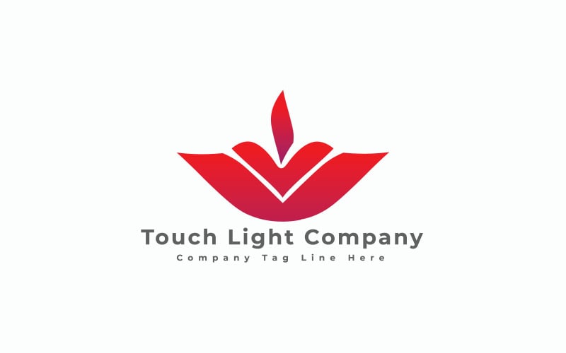 Free Touch Light Company logo Template - TemplateMonster
