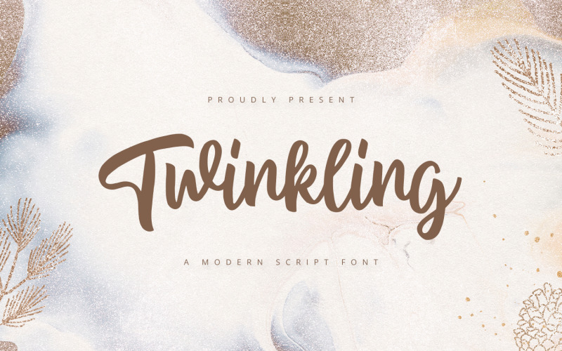 Twinkling - Police d'écriture moderne - TemplateMonster