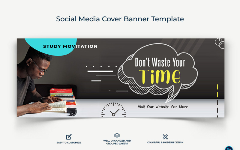 Education Facebook Cover Banner Design Template-02
