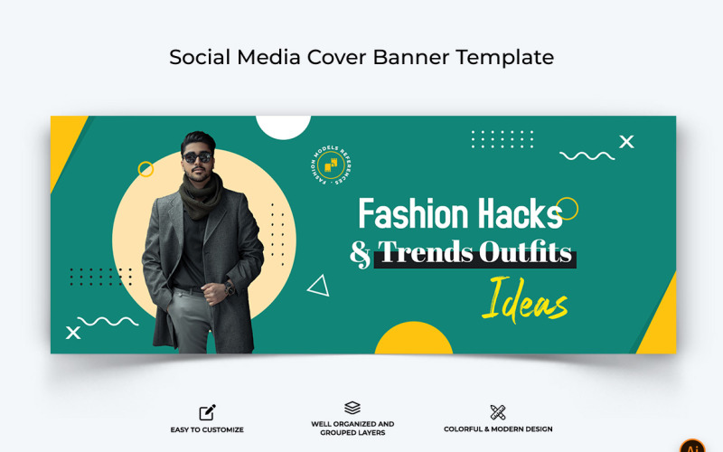 Fashion Facebook Cover Banner Design-23 - TemplateMonster