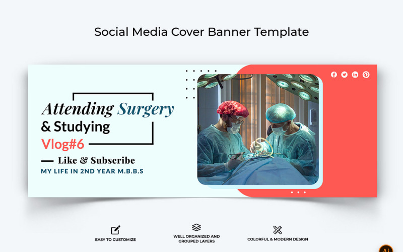 Medical and Hospital Facebook Cover Banner Design-03