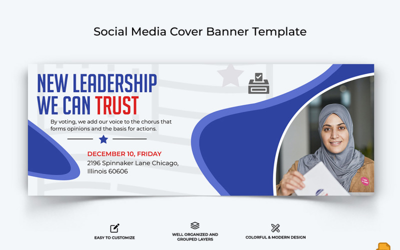 Political Campaign Facebook Cover Banner Design-013