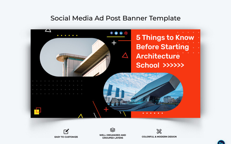 Architecture Facebook Ad Banner Design Template-18