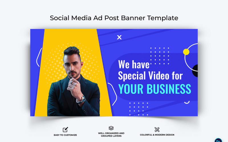 Business Service Facebook Ad Banner Design Template-30