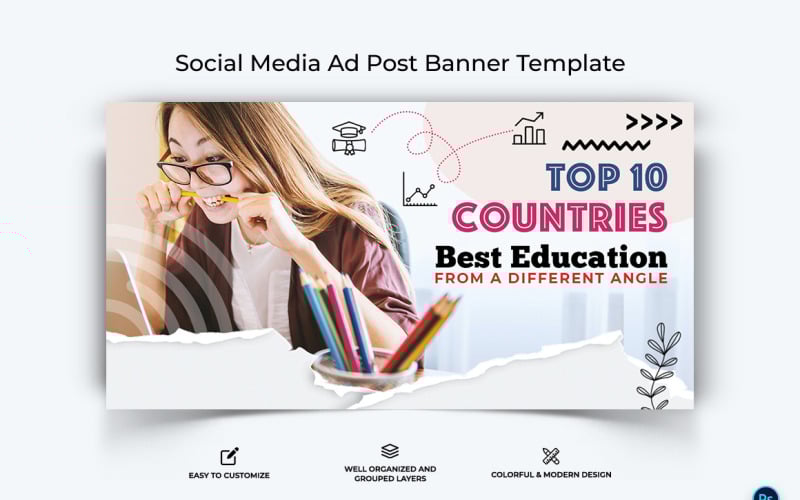 Education Facebook Ad Banner Design Template-04