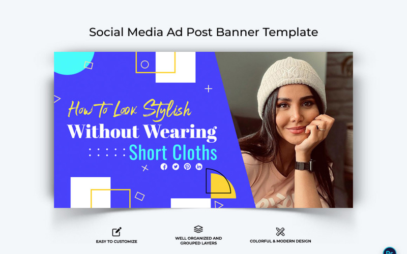 Fashion Facebook Ad Banner Design Template-21