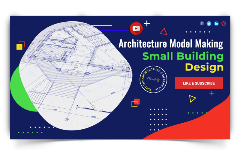 Architecture YouTube Thumbnail Design Template-06