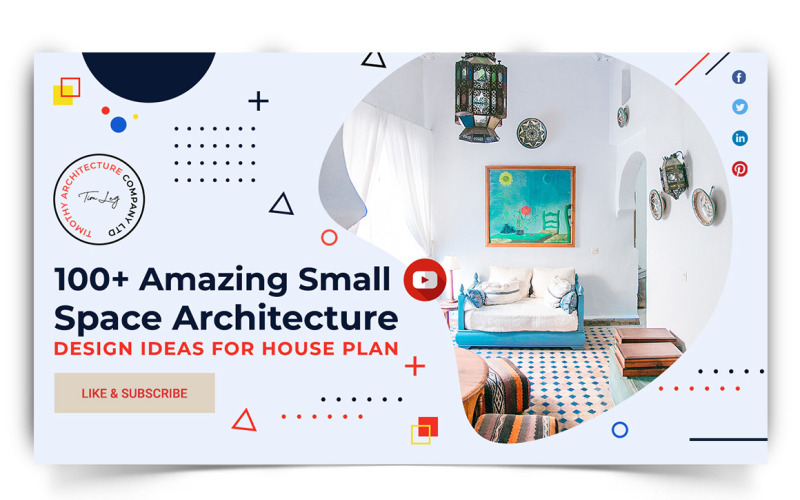 Architecture YouTube Thumbnail Design Template-10