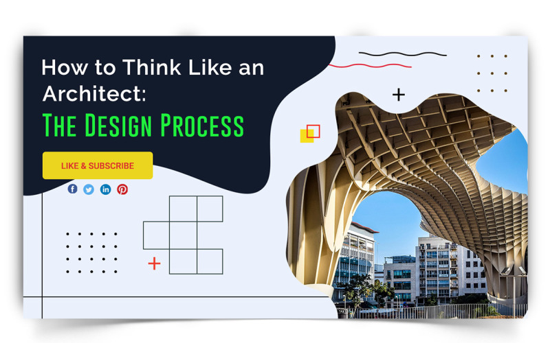 Architecture YouTube Thumbnail Design Template-12