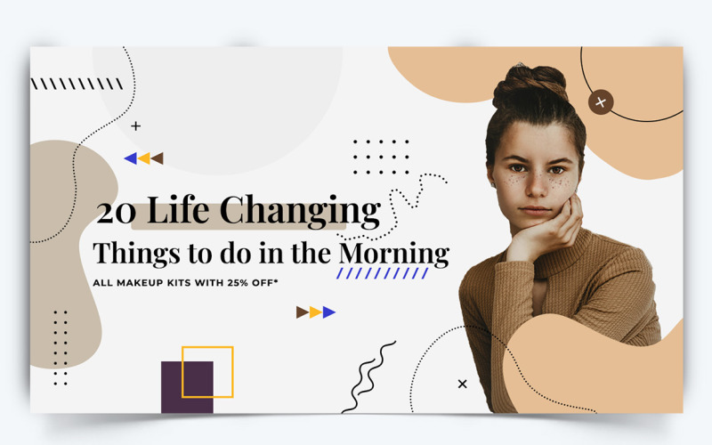 Beauty Tips YouTube Thumbnail Design Template-05