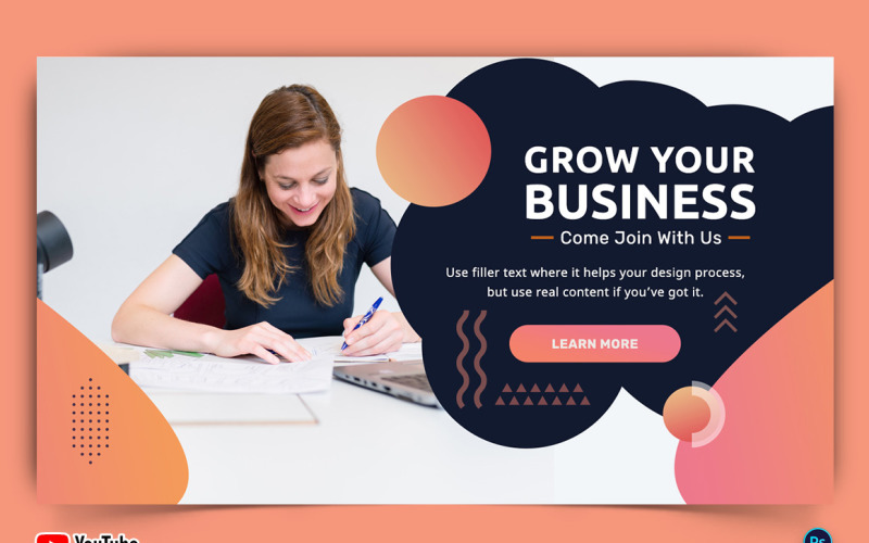 Business Service YouTube Thumbnail Design Template-60