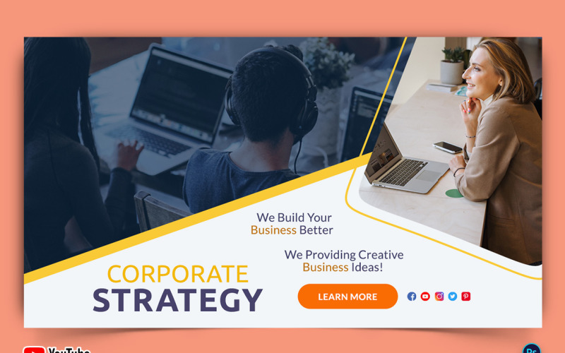 Business Service YouTube Thumbnail Design Template-62