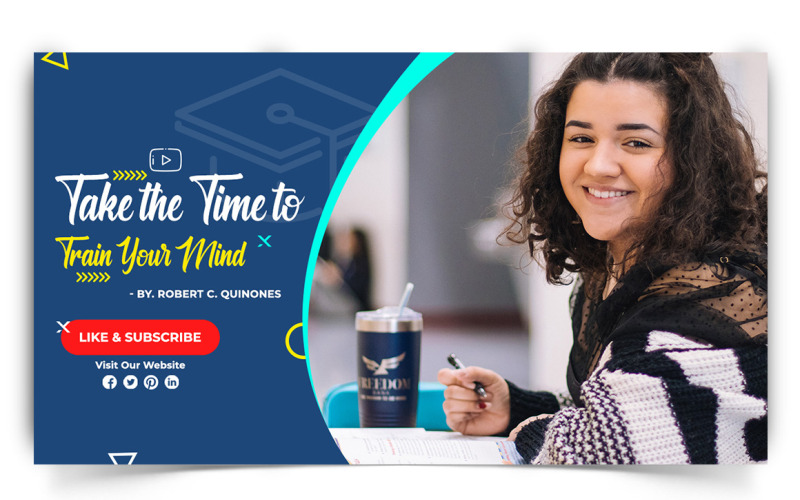 Education YouTube Thumbnail Design Template-15