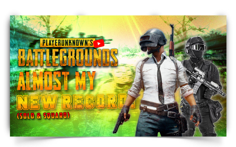 Gaming YouTube Thumbnail Design Template-07 - TemplateMonster
