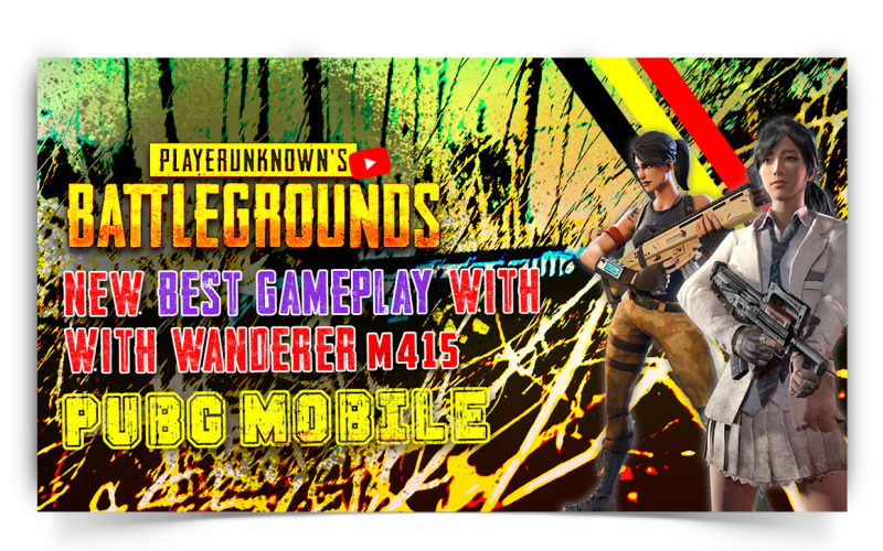 Gaming YouTube Thumbnail Design Template-11 - TemplateMonster